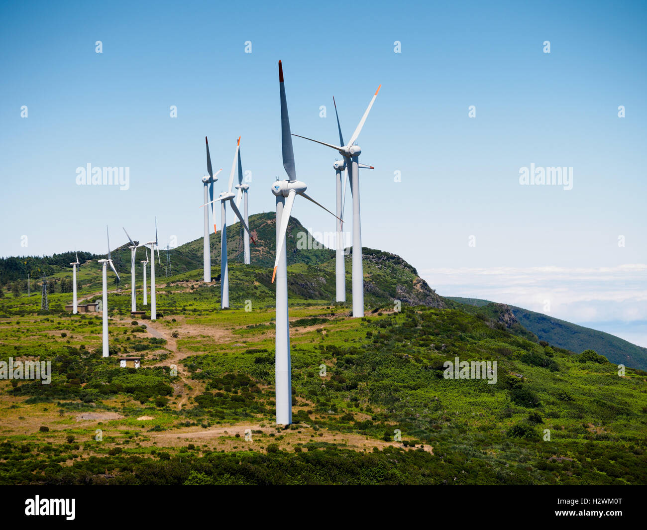 Wind power wheels hi-res stock photography and images - Alamy