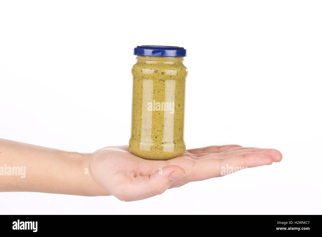 Hand with sauce Cut Out Stock Images & Pictures - Alamy