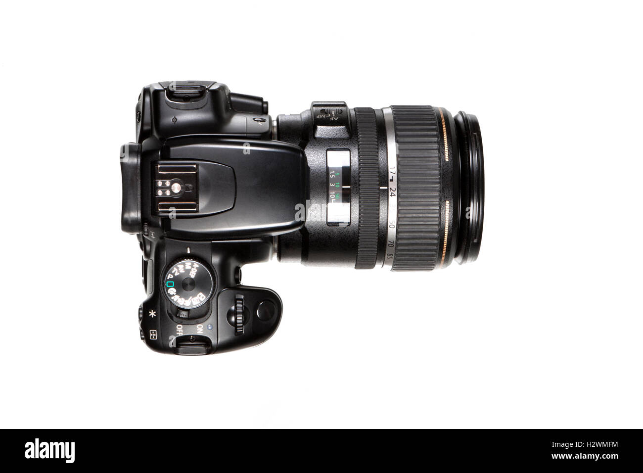 DSLR Camera - top view Stock Photo - Alamy