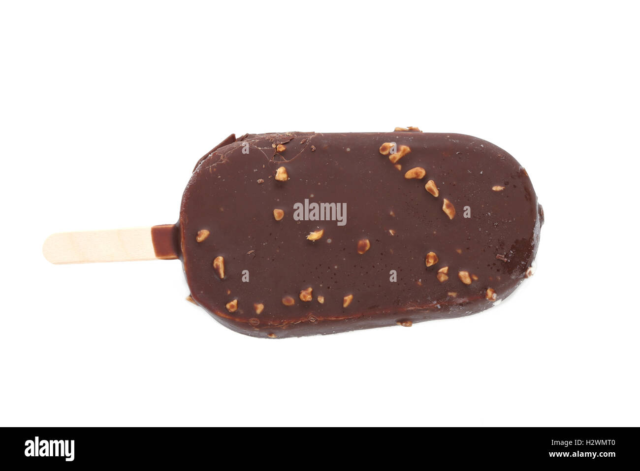 Chocolate ice cream on stick Stock Photo - Alamy