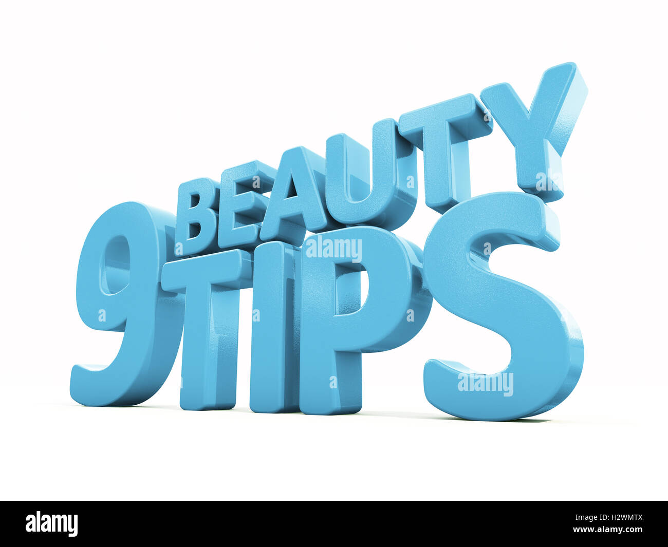 3d Beauty tips Stock Photo - Alamy