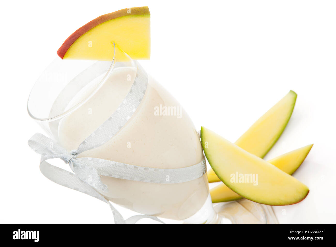 Delicious mango shake Stock Photo - Alamy