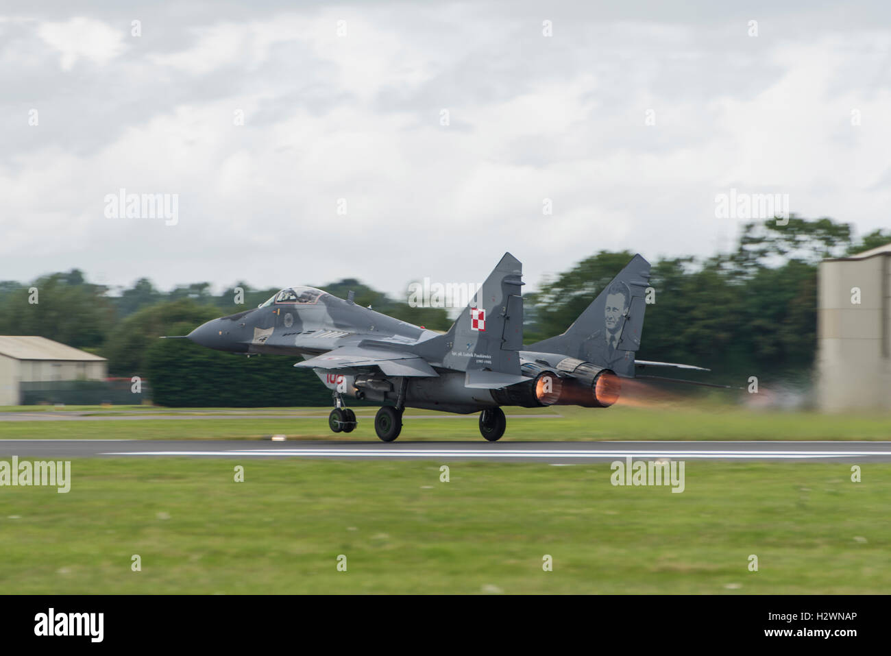 Mikoyan MiG-29A Fulcrum twin engine military jet fighter from the ...