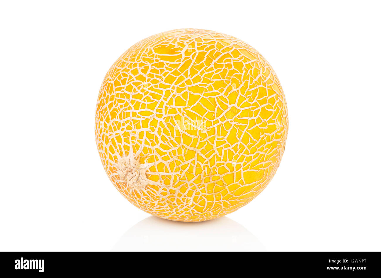 Yellow melon isolated Stock Photo - Alamy