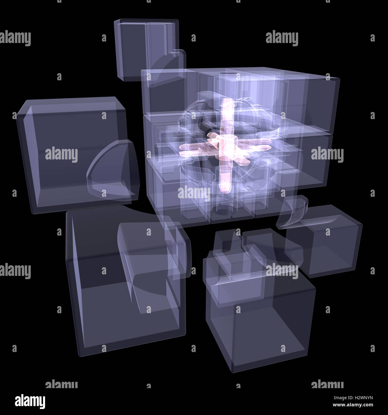 X ray cubes hi-res stock photography and images - Alamy