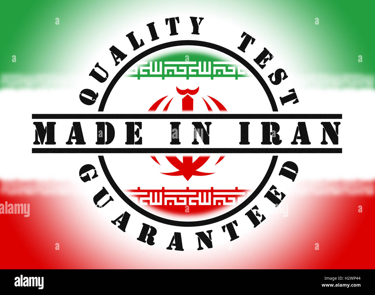 Quality test guaranteed stamp Stock Photo - Alamy