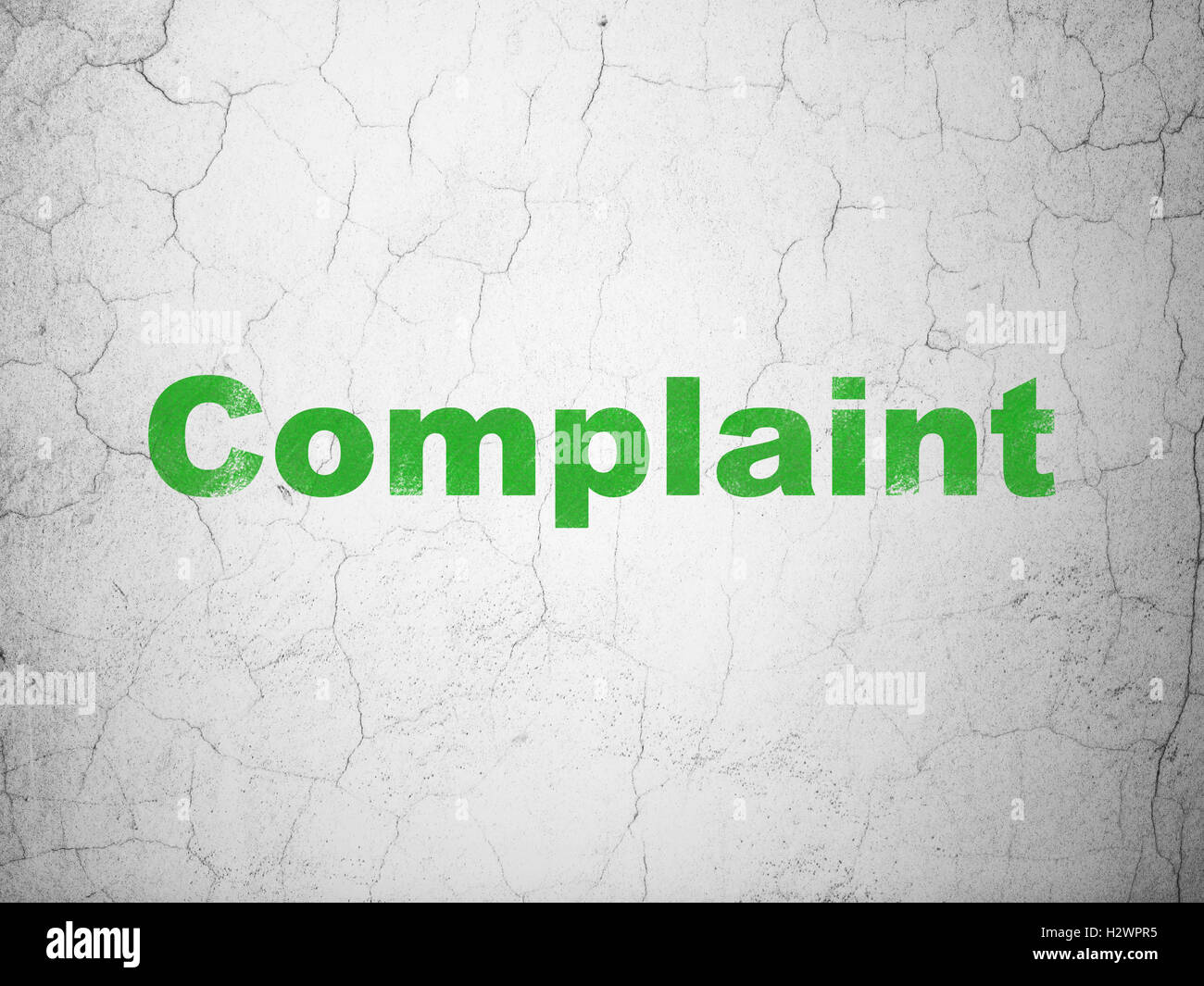 Law concept: Complaint on wall background Stock Photo - Alamy