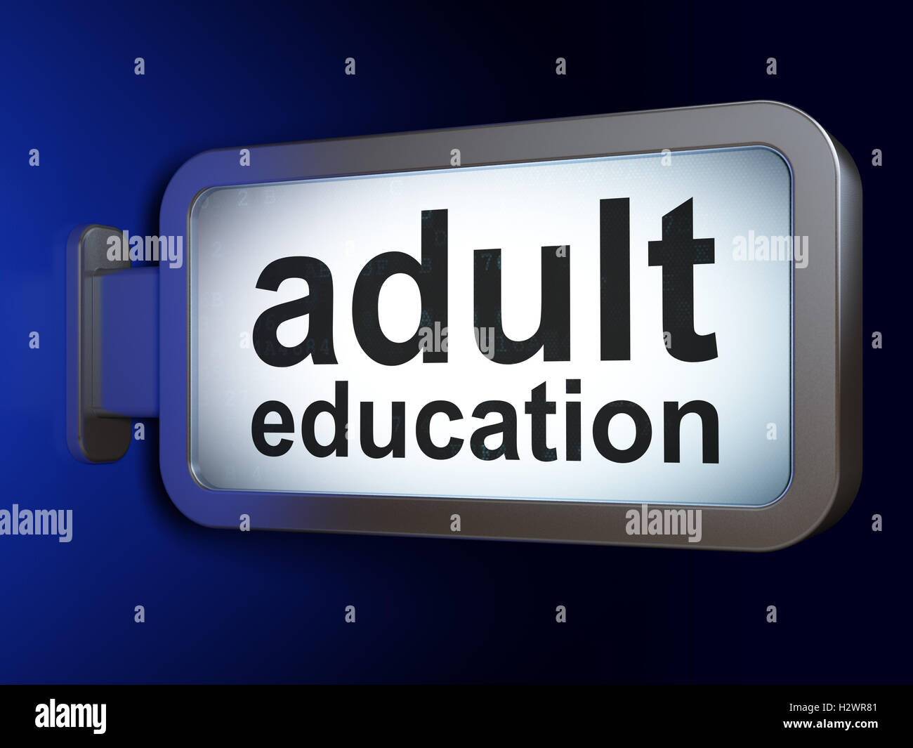 Education concept: Adult Education on billboard background Stock Photo ...
