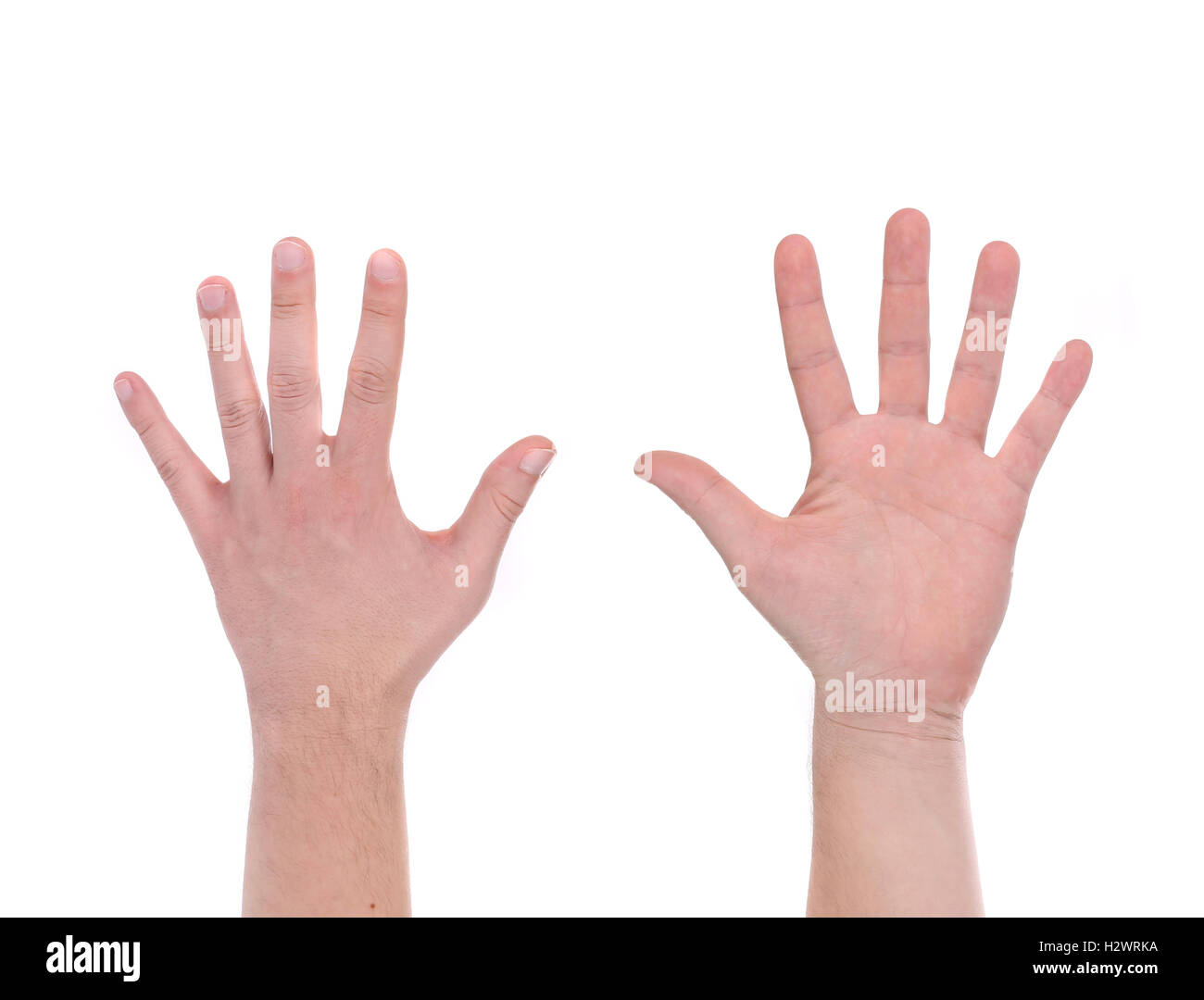 Two man hands Stock Photo - Alamy