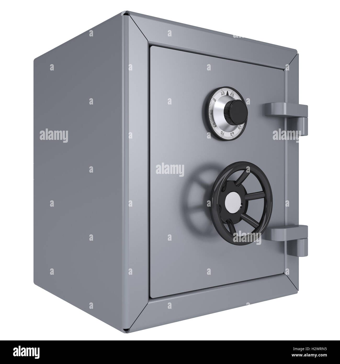 Closed metal safe Stock Photo - Alamy