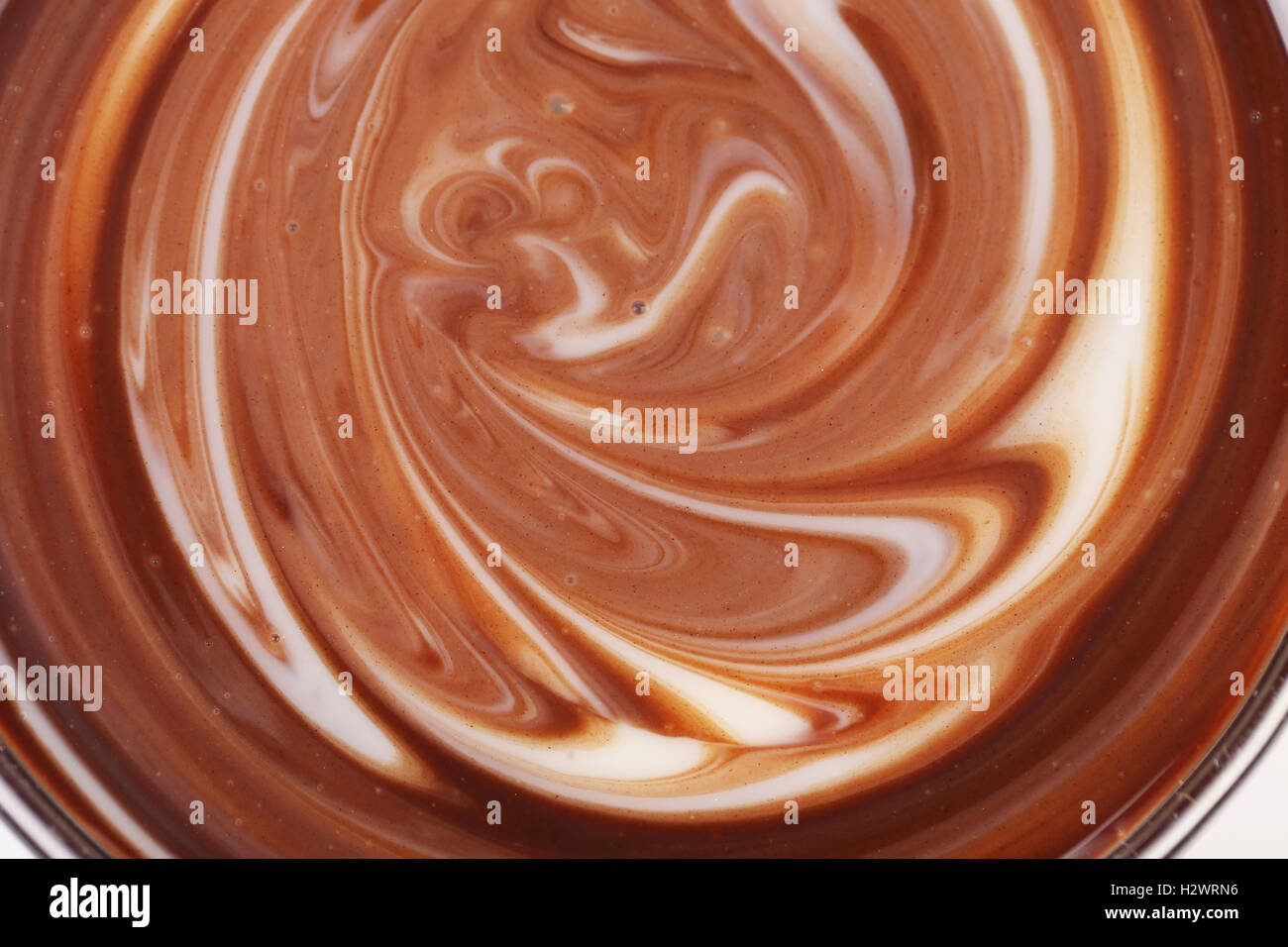 Twisted chocolate mixed texture Stock Photo - Alamy