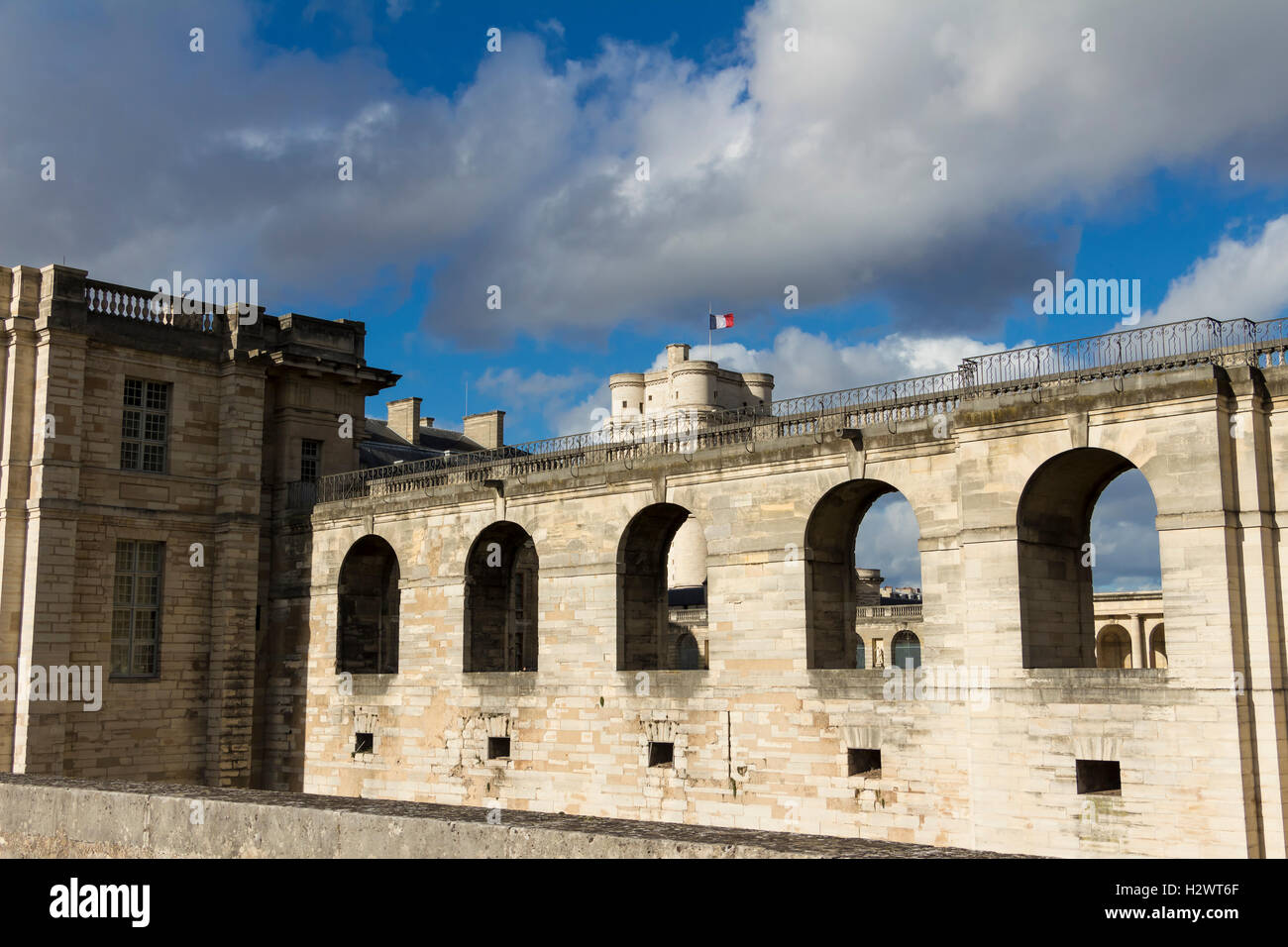 The Vincennes castle is a massive 14th and 17th century French royal ...