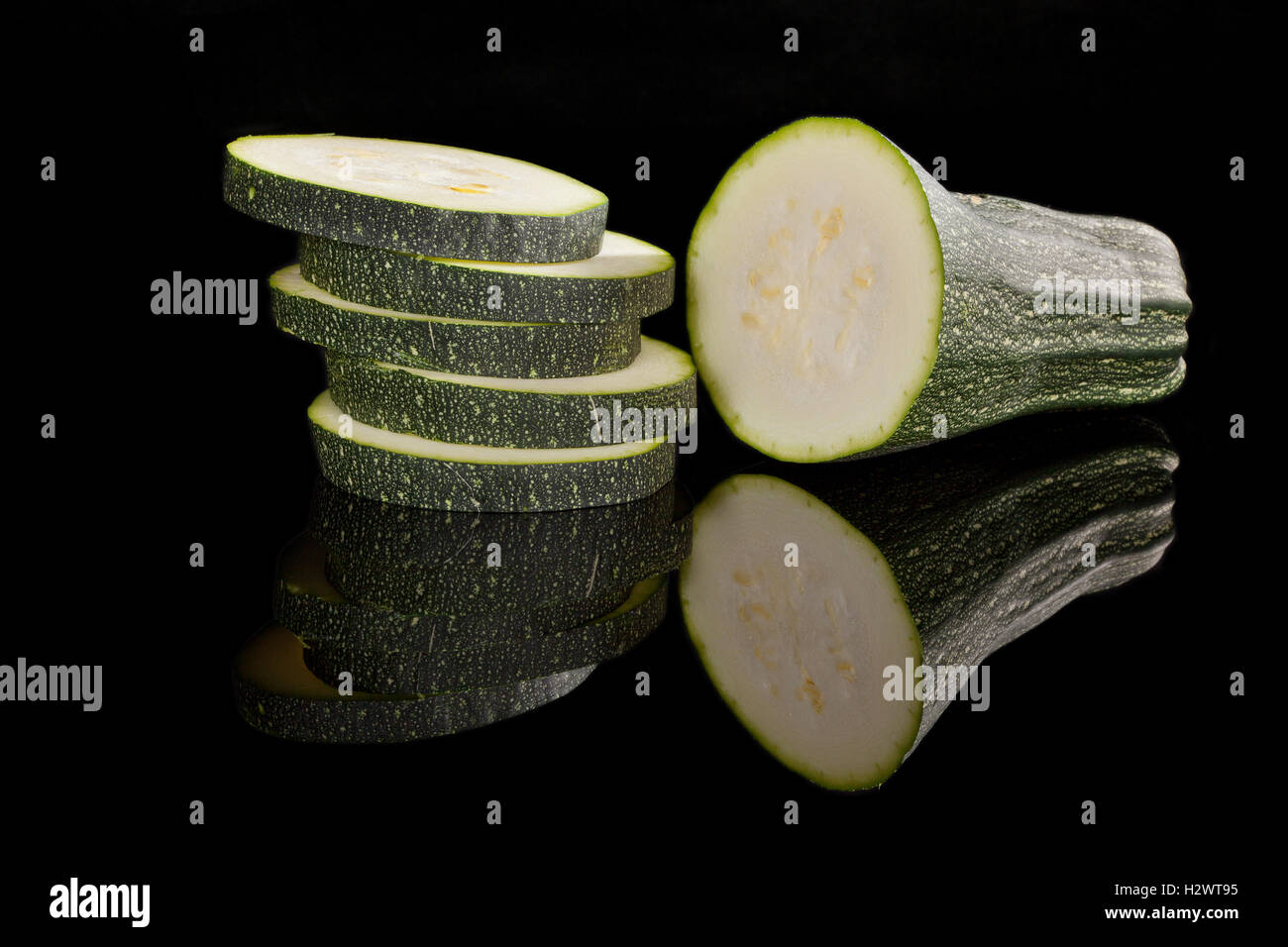 Marrow isolated on black Stock Photo - Alamy
