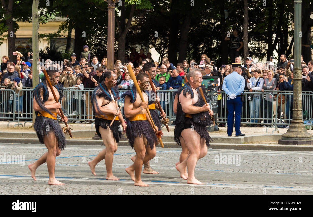 Maori warriors hi-res stock photography and images - Alamy