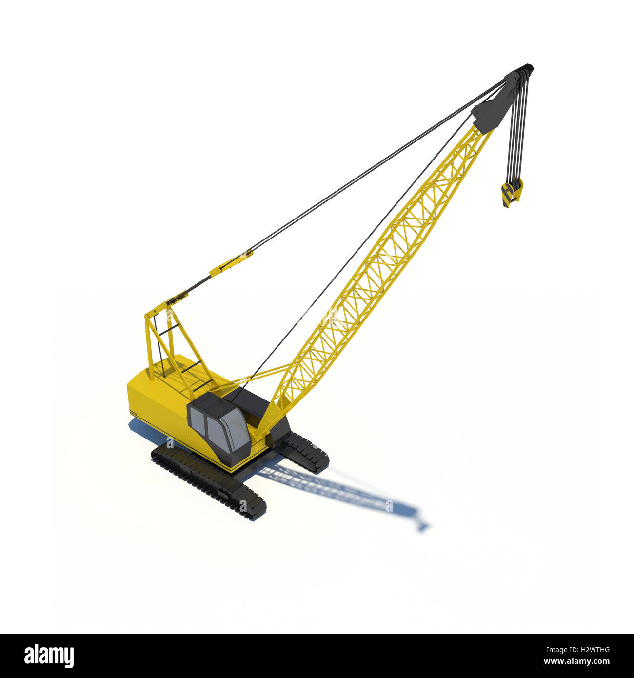 Tracked crane Cut Out Stock Images & Pictures - Alamy