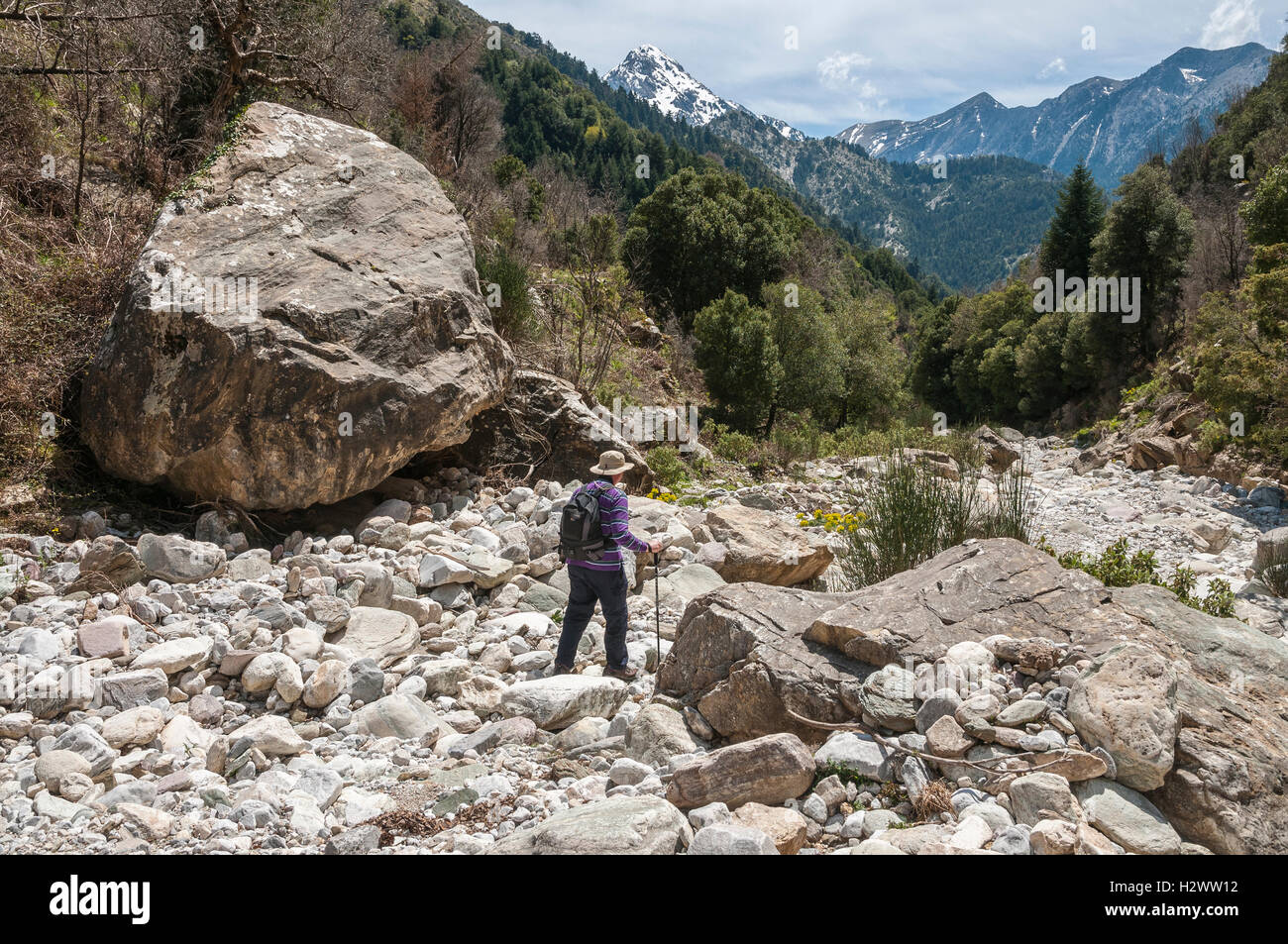 Greece taygetos mountains hi-res stock photography and images - Alamy