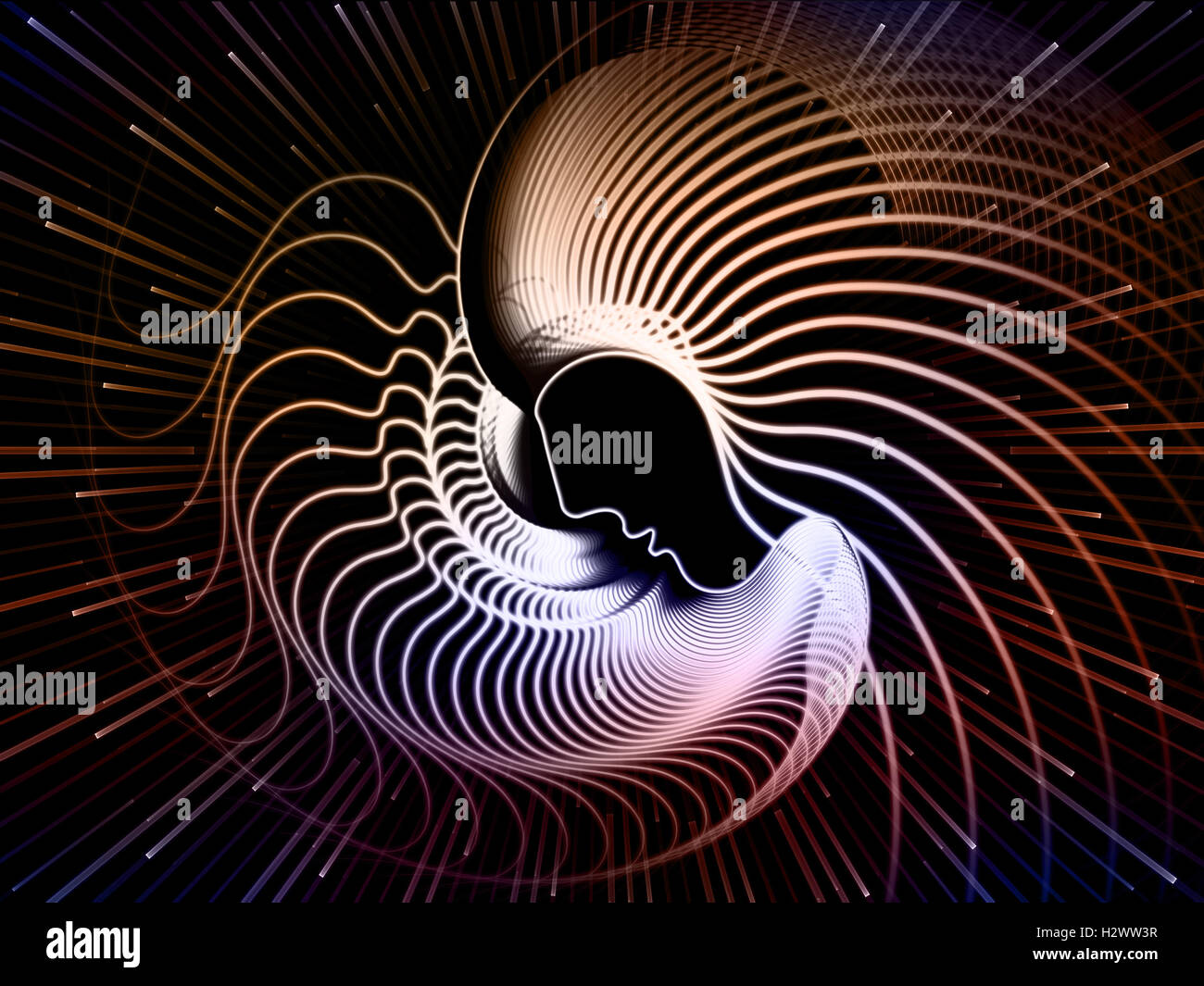Paths of Soul Geometry Stock Photo - Alamy