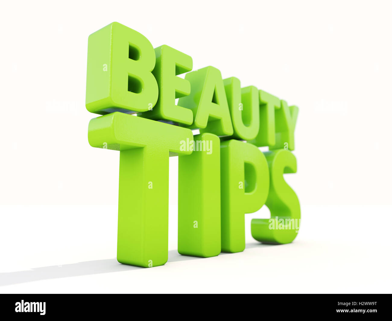 3d Beauty tips Stock Photo - Alamy