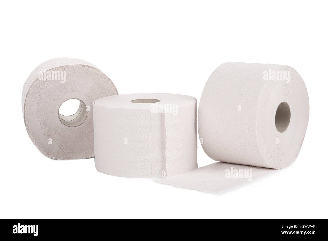 Rolls of toilet paper Stock Photo - Alamy