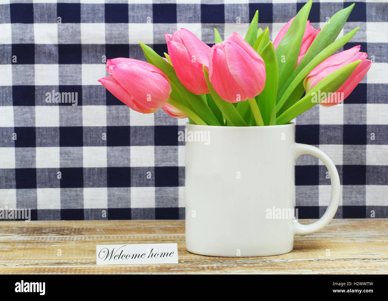 Welcome home coffee flower hi-res stock photography and images - Alamy