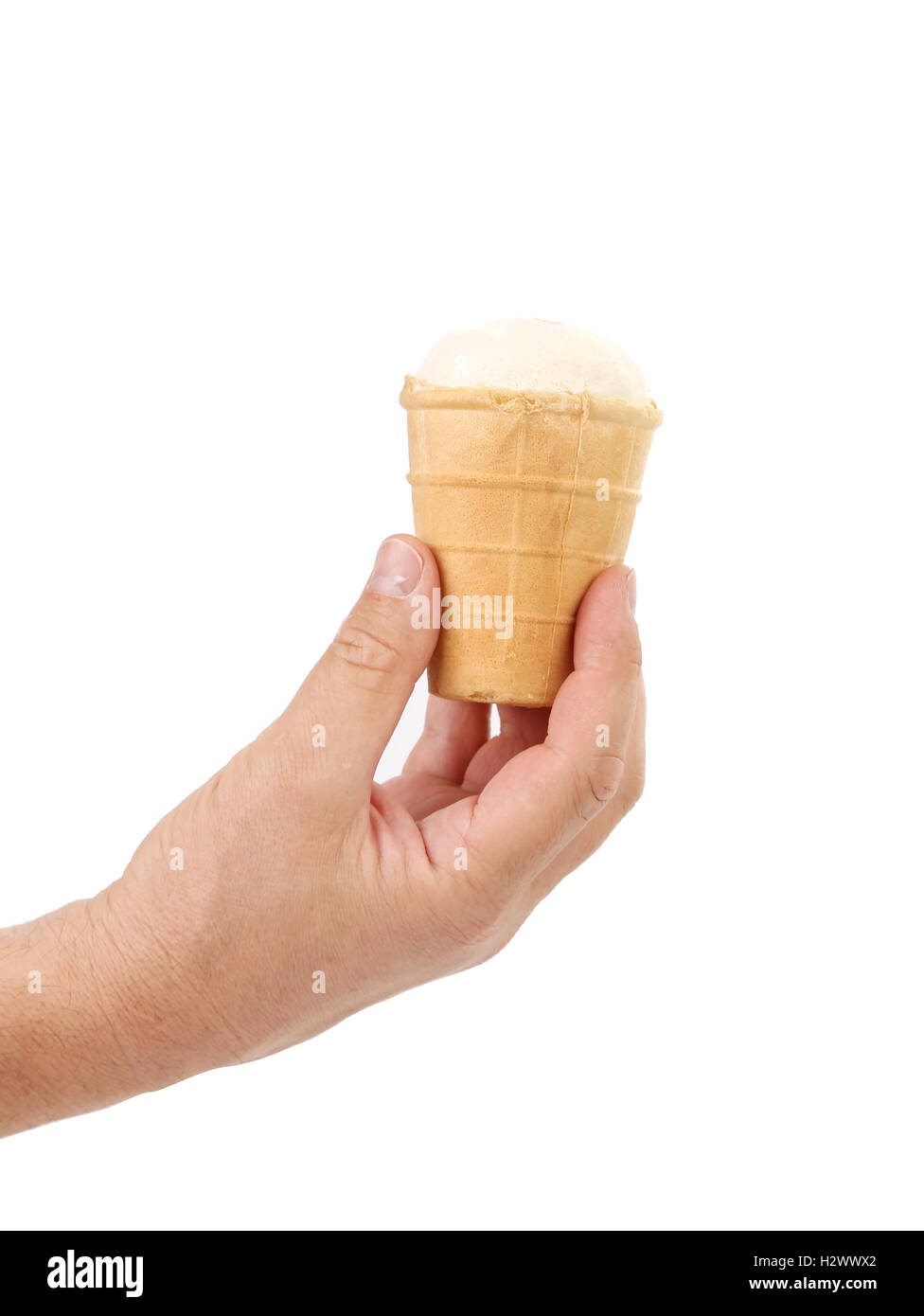 Two ice cream wafer Cut Out Stock Images & Pictures - Alamy