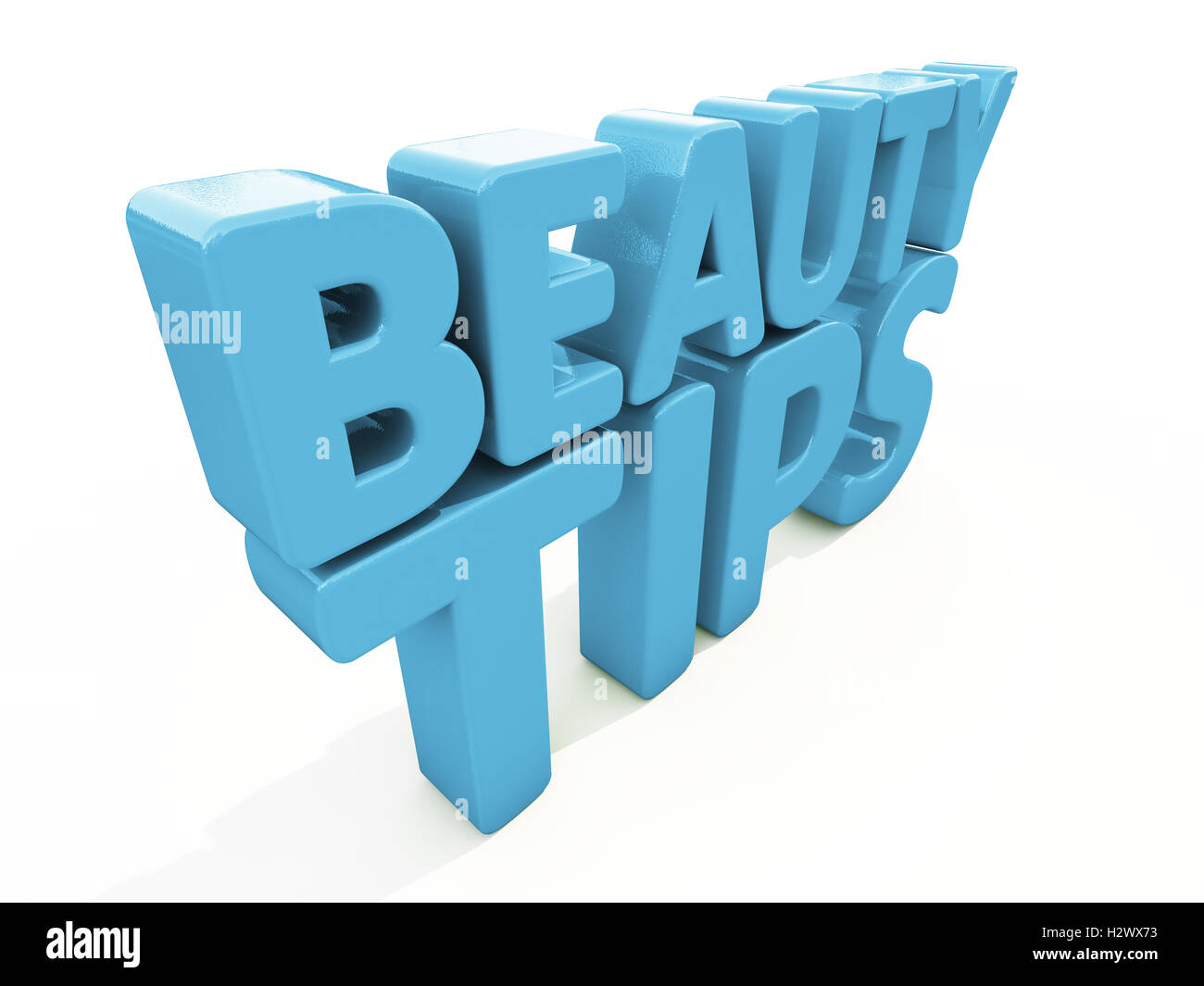 3d Beauty tips Stock Photo - Alamy