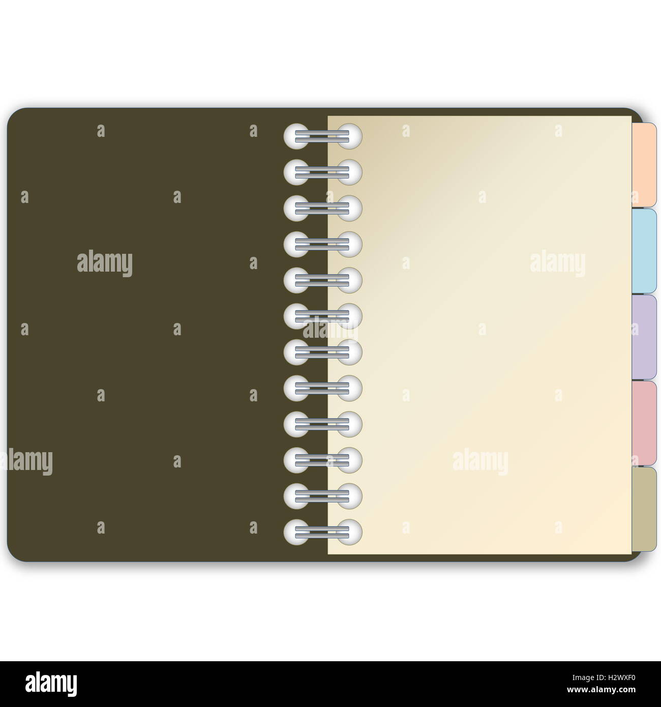 Diary first page Stock Photo - Alamy