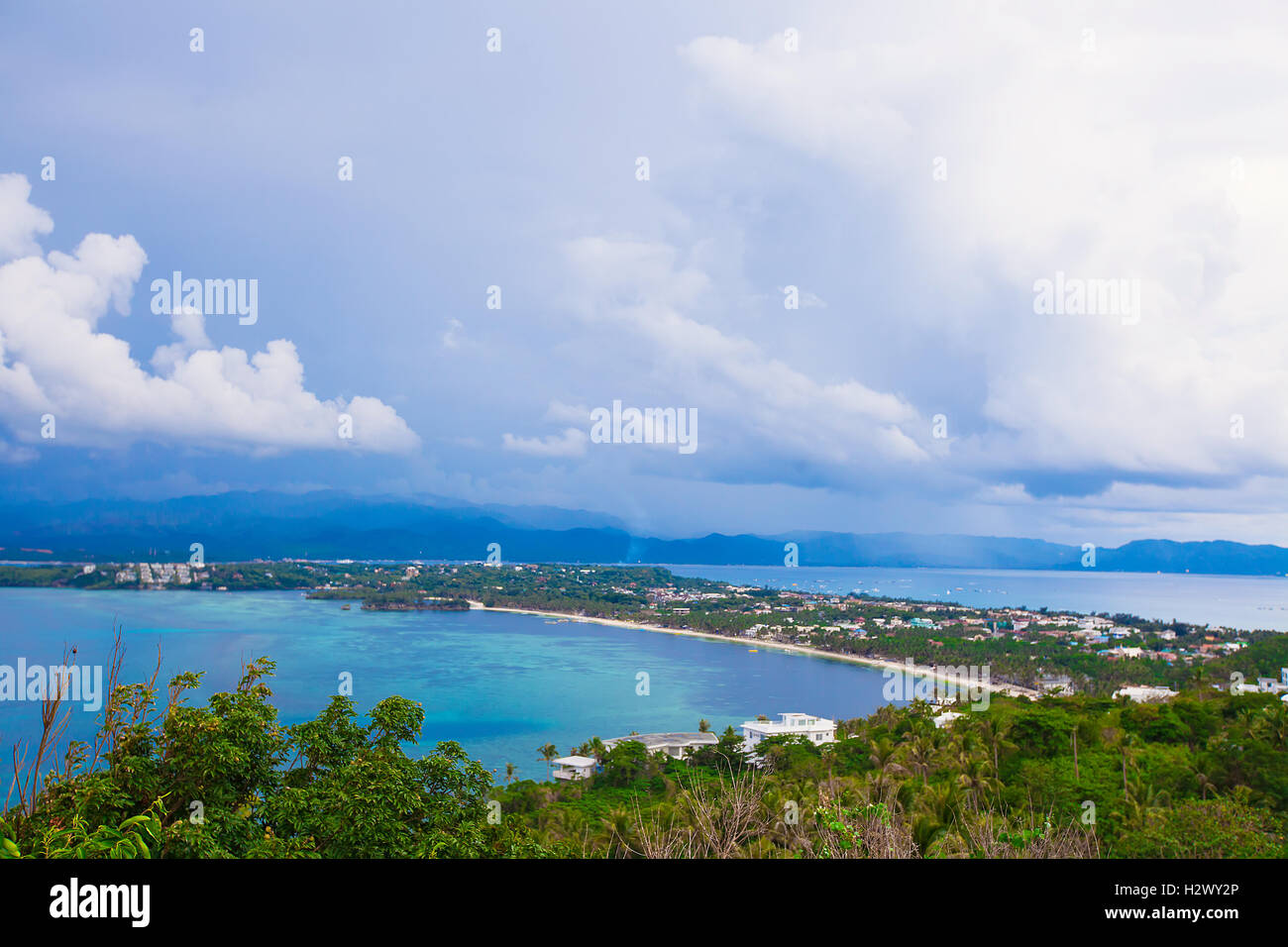 Philippine beautiful landscape with lagoons and nature Stock Photo - Alamy