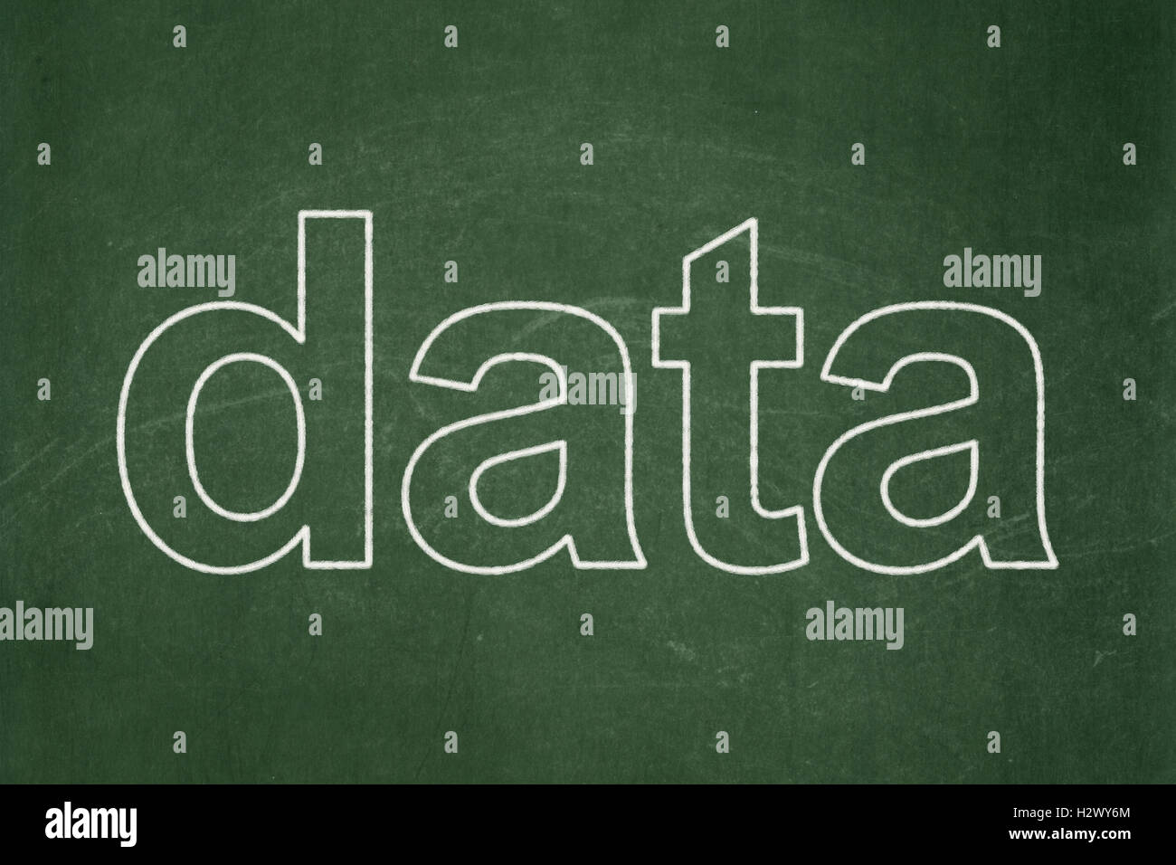 Data concept: Data on chalkboard background Stock Photo - Alamy