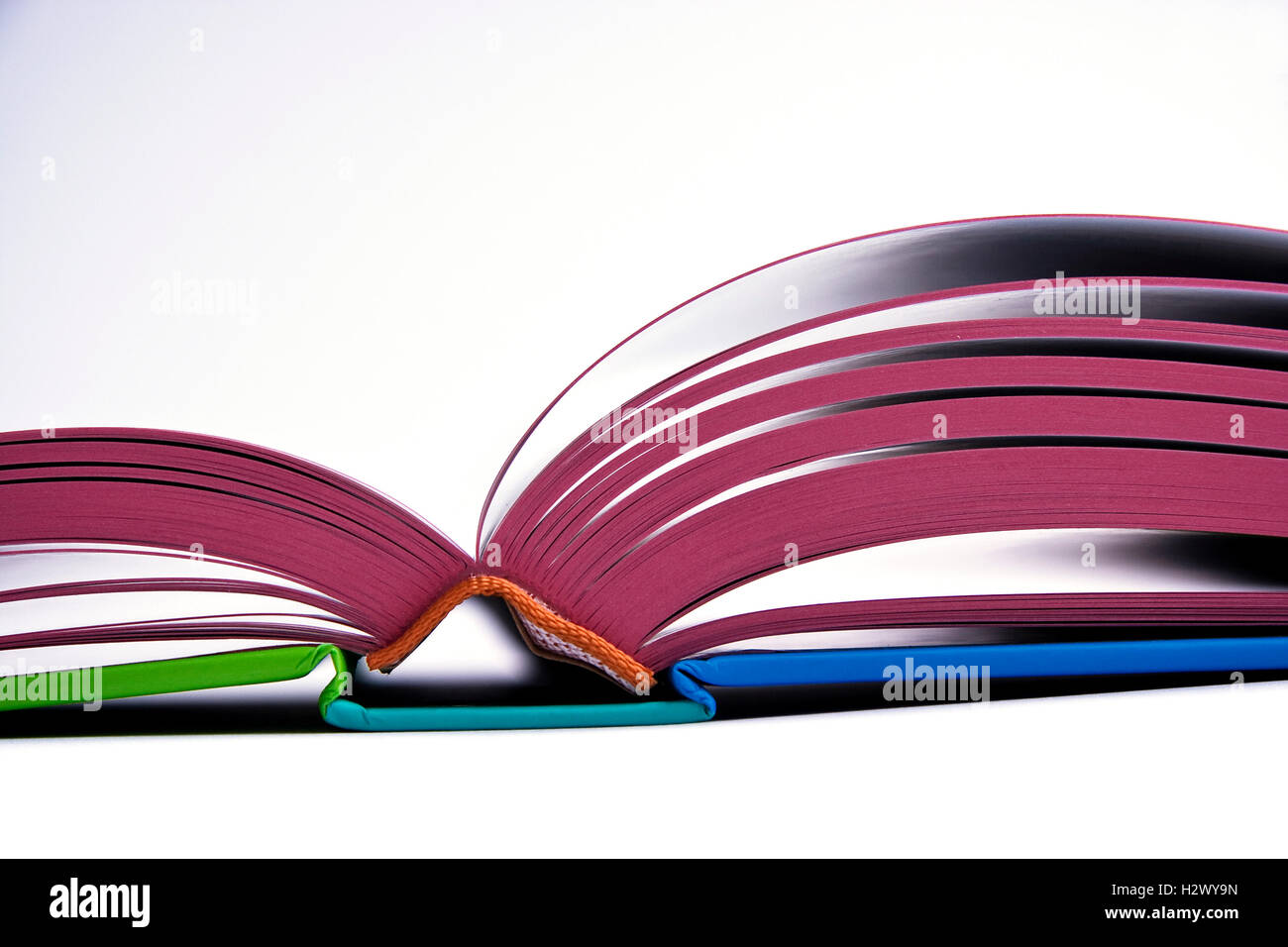 Open design book Stock Photo - Alamy