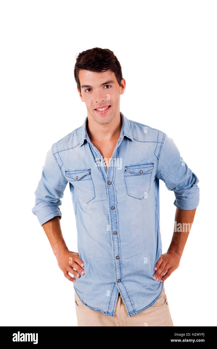 Beautiful man posing Stock Photo - Alamy