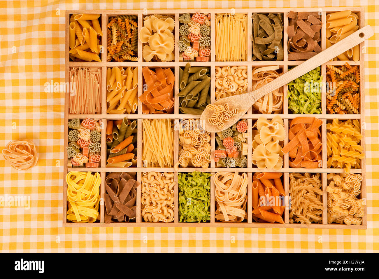 Noodles. Pasta. Tagliatelle Stock Photo - Alamy