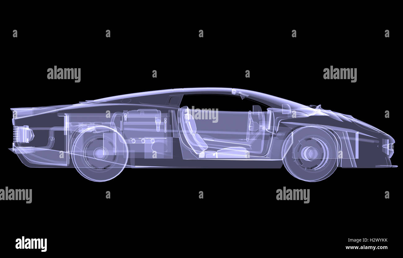 X-ray concept car Stock Photo - Alamy