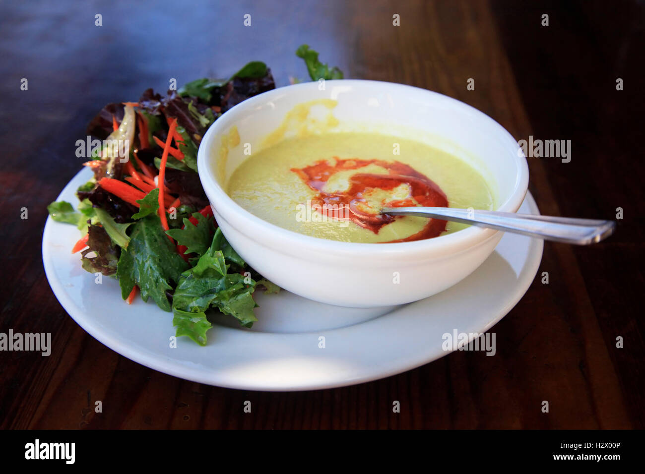 Mexican corn soup-puree Stock Photo - Alamy