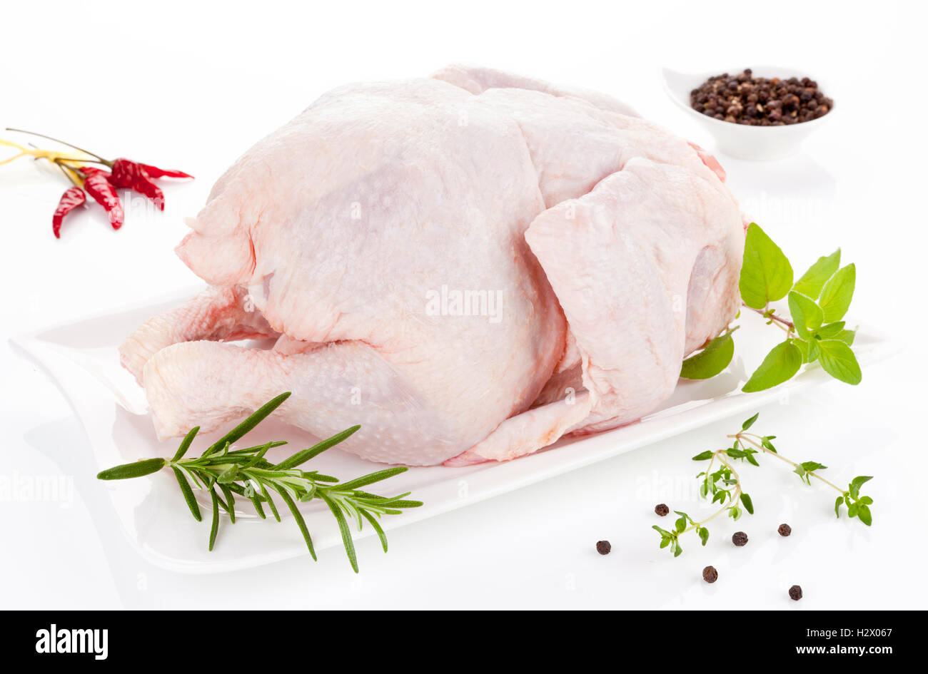 Delicious chicken food cooking Cut Out Stock Images & Pictures - Alamy