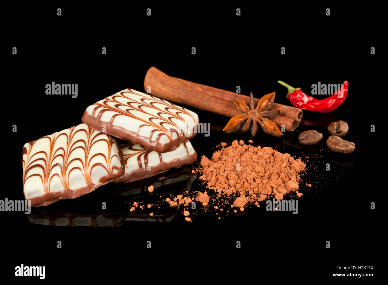 Delicious chocolate candy Stock Photo - Alamy