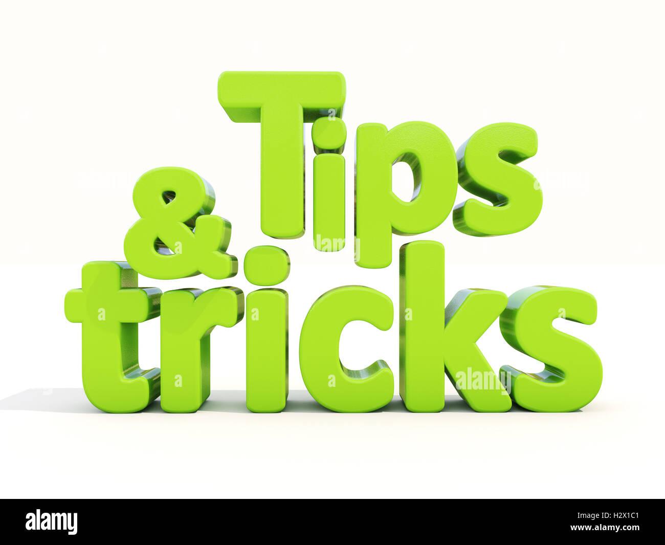 3d tips and tricks Stock Photo - Alamy