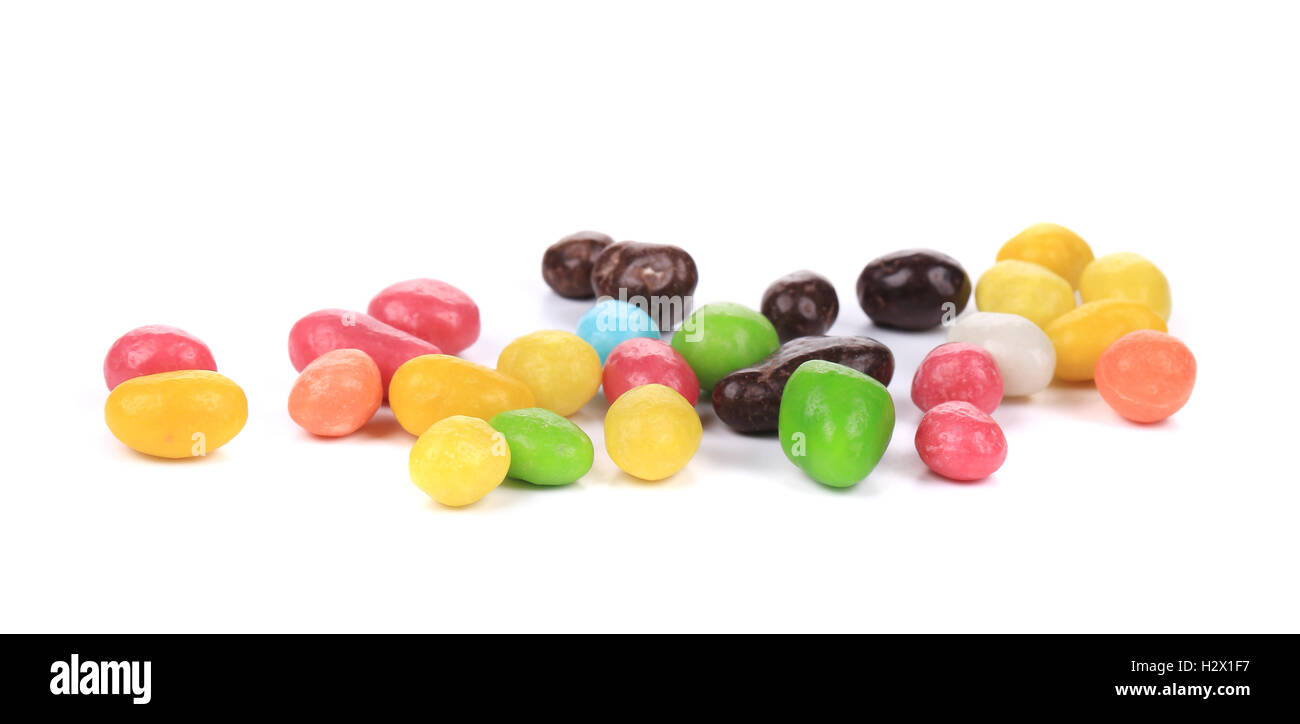 Heap of sweet colorful glaze candies Stock Photo - Alamy