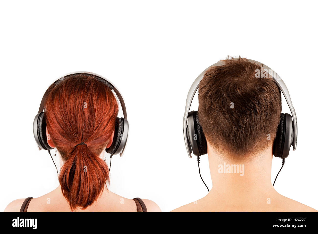 Back view beautiful slim hi-res stock photography and images - Alamy