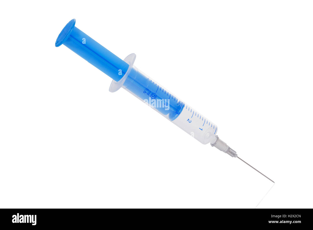 A typical medical syringe with needle Stock Photo - Alamy