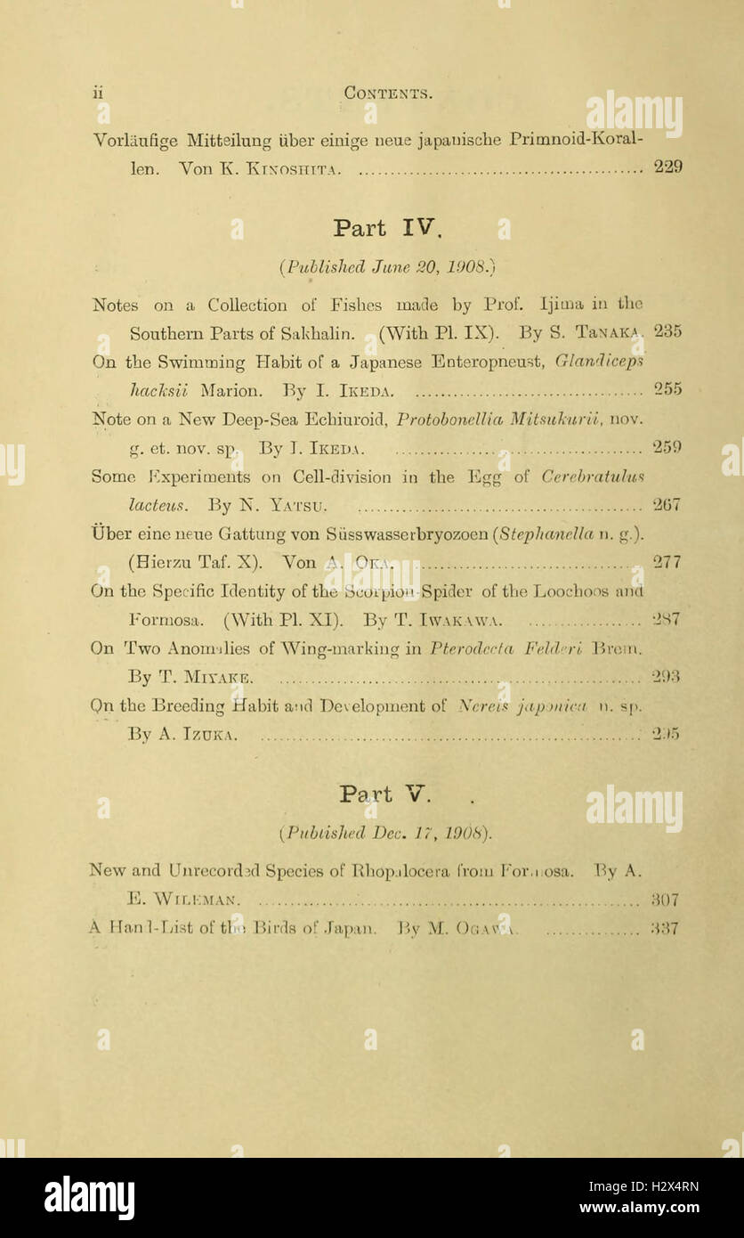 'Annotationes Zoologicae Japonenses' provides detailed zoological ...