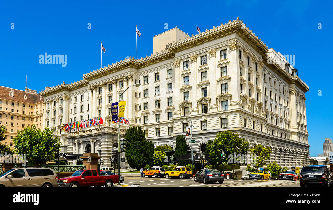 San Francisco, CA, USA - Jul.14, 2013: The Fairmont San Francisco Hotel ...