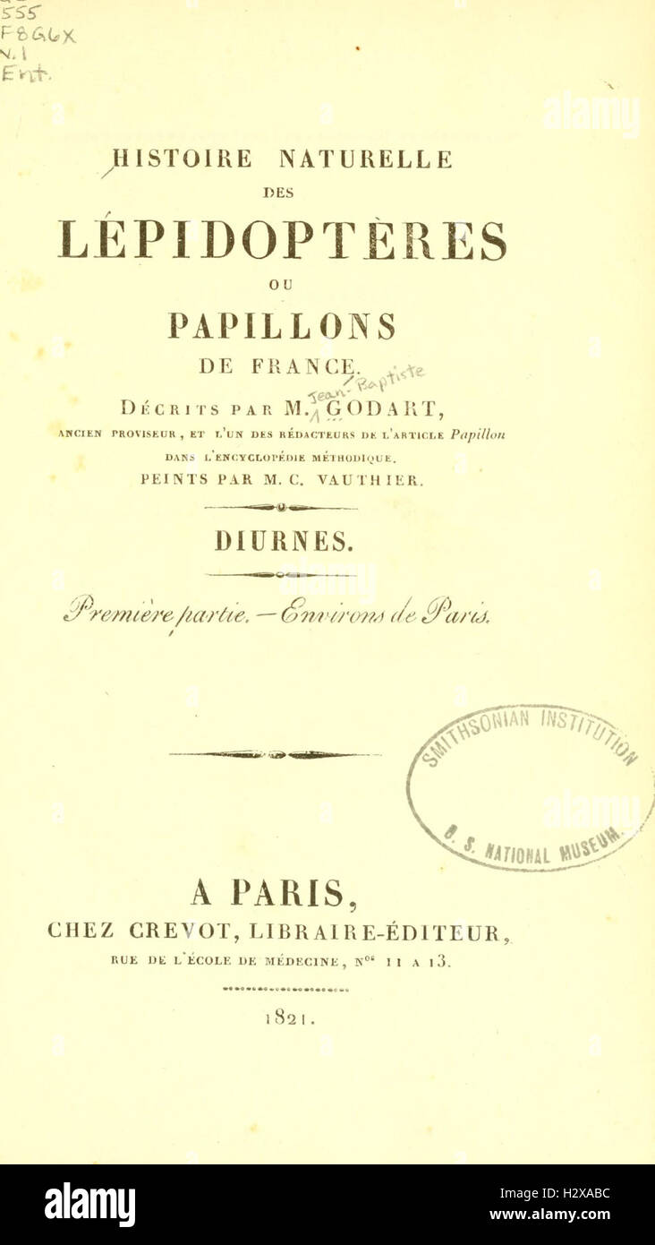This book presents the natural history of French butterflies, including ...