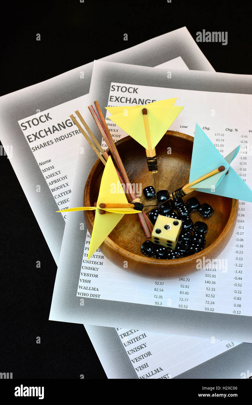 Asset selection using random methods. Investment selection using darts ...