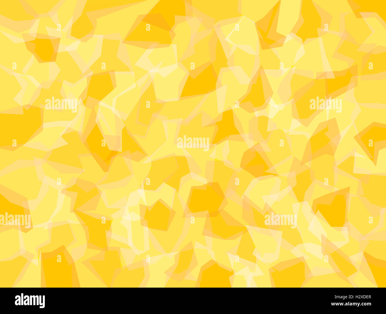 Overlapping Shapes Shades of Yellow Stock Photo - Alamy