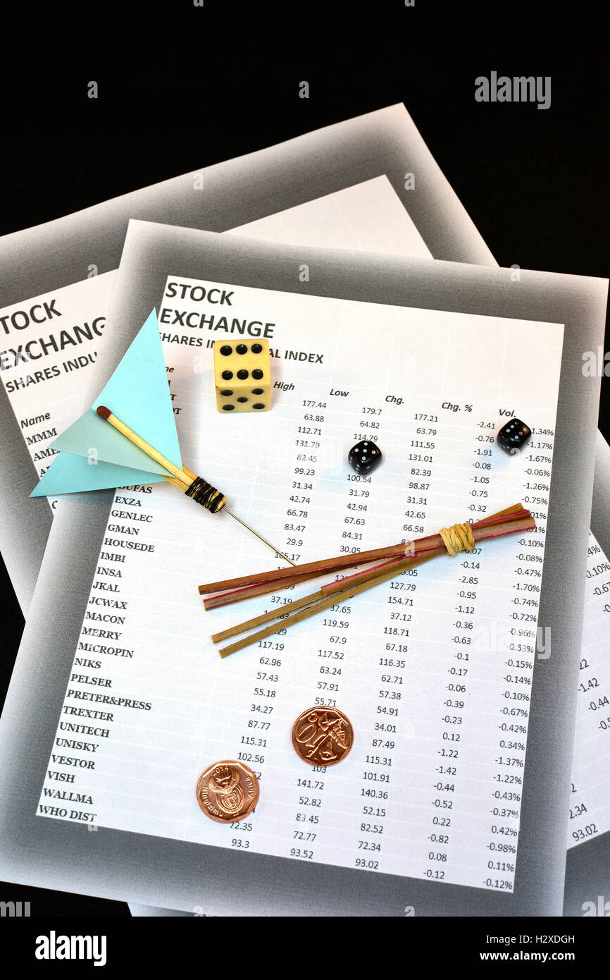 Asset selection using random methods. Investment selection using darts ...