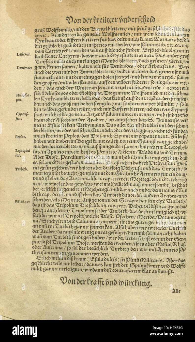 Kreüter Buch, darin Underscheid, Würckung und Namen der Kreüter so in ...