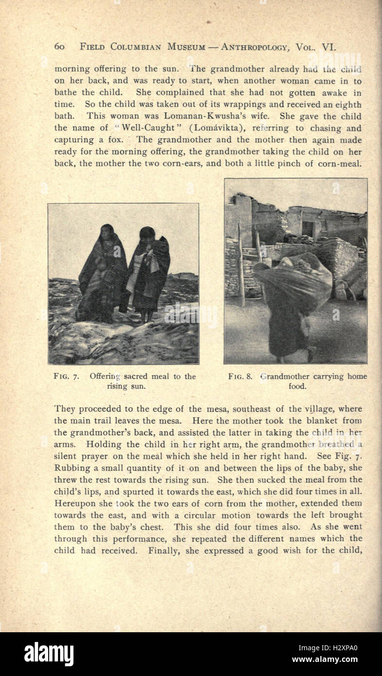 This page describes the natal customs and ceremonies of the Oraibi ...