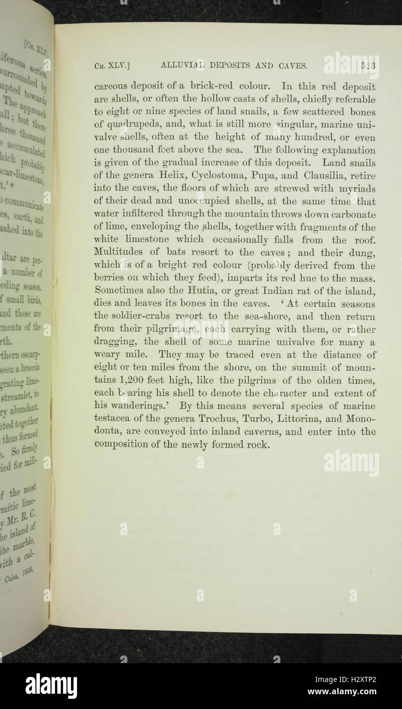 This page from 'Principles of Geology' covers fundamental geological ...