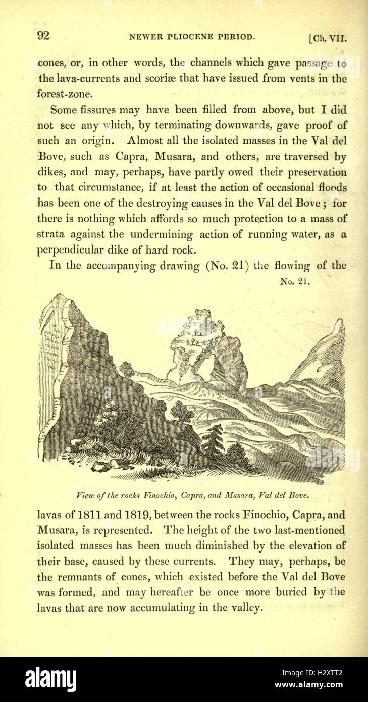 A text outlining the core principles of geology, discussing rock ...